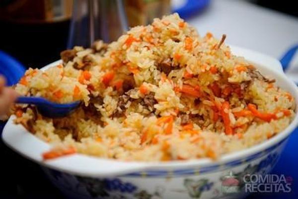 Receita de Arroz pilaf - Comida e Receitas
