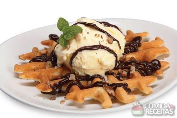 Receita de Waffle tradicional - Comida e Receitas