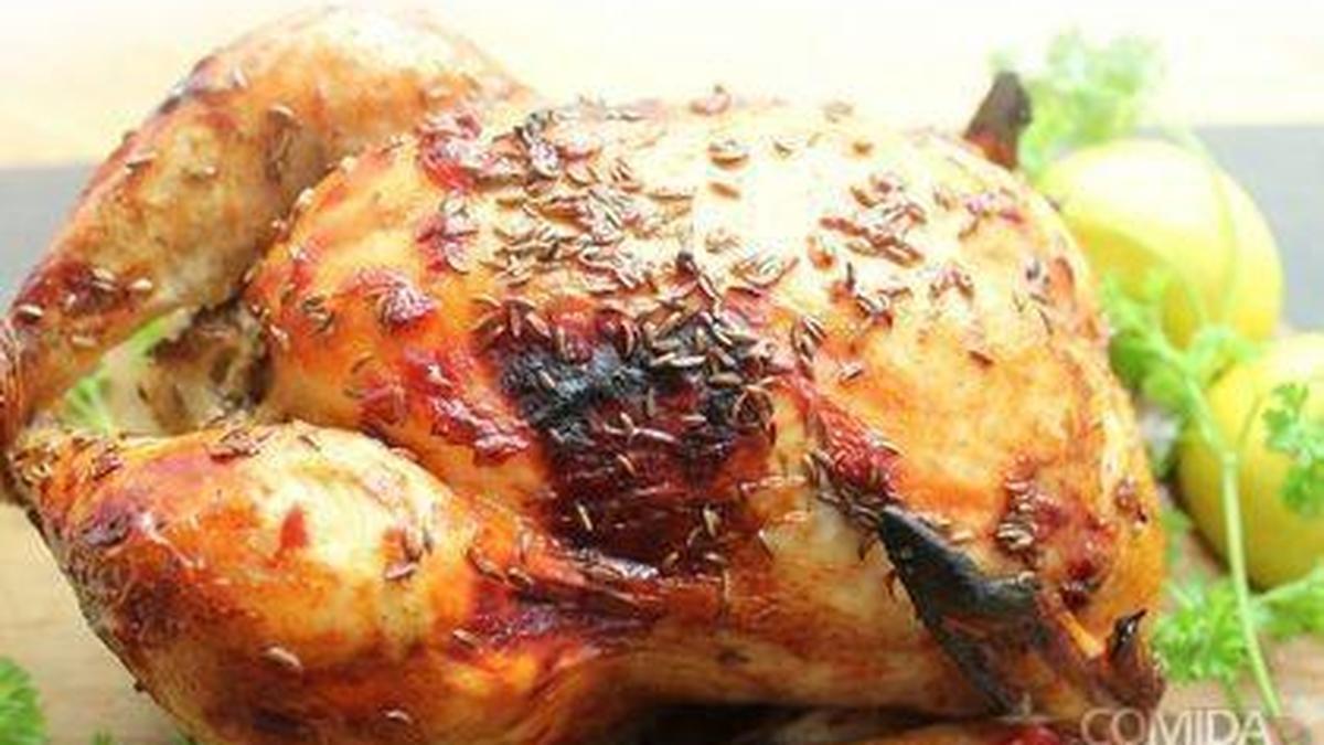 Receita de Frango assado com vinho e perfume de limão - Comida e Receitas