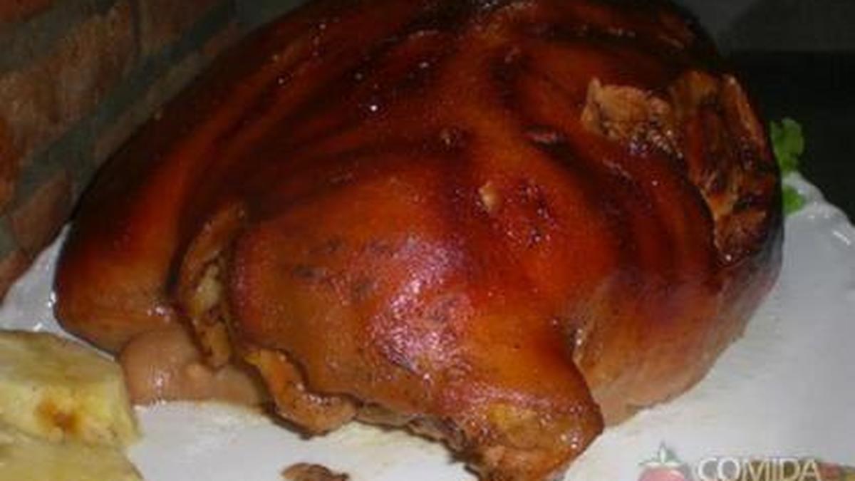 Receita de Pernil assado na cachaça - Comida e Receitas