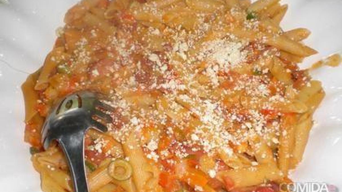 Receita de Penne com linguiça toscana - Comida e Receitas