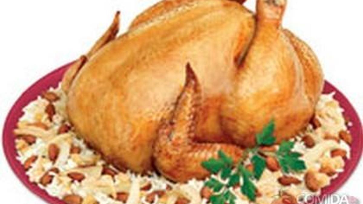 Receita de Chester com arroz mediterrâneo - Comida e Receitas