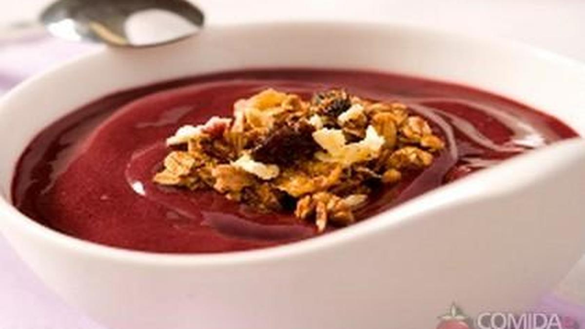 Receita de Açaí com morango - Comida e Receitas