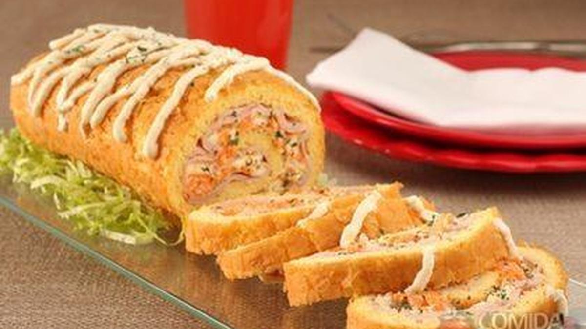 Receita de Rocambole salgado diferente - Comida e Receitas