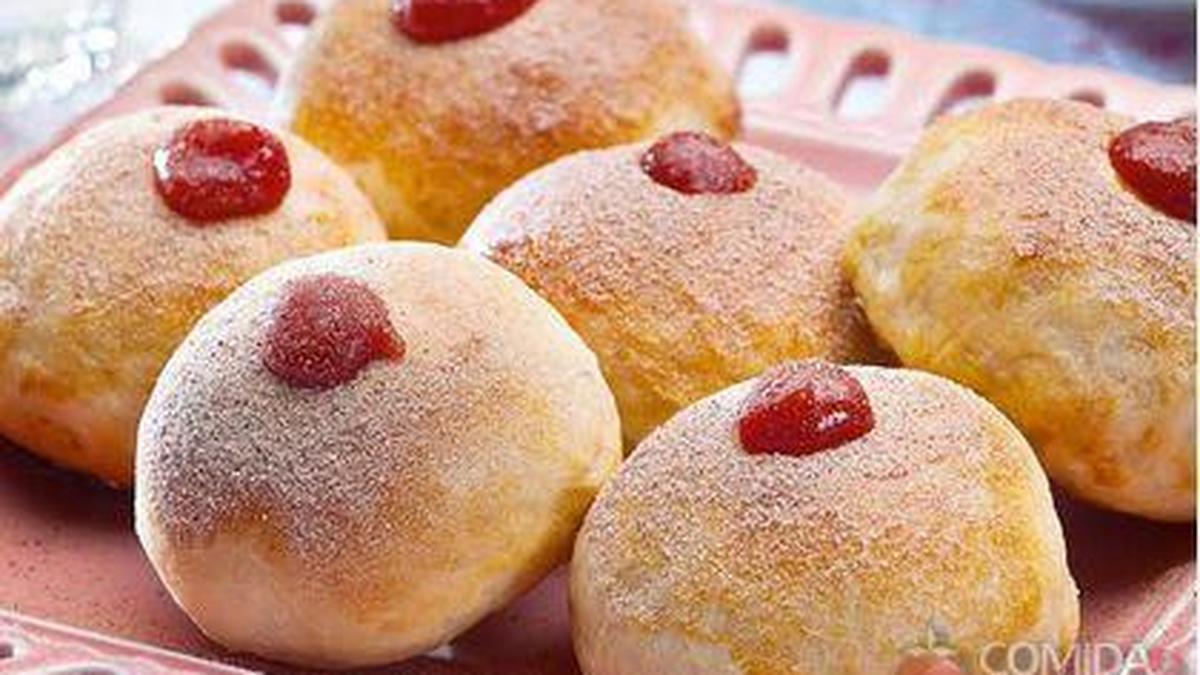 Receita de Pão doce com goiabada - Comida e Receitas