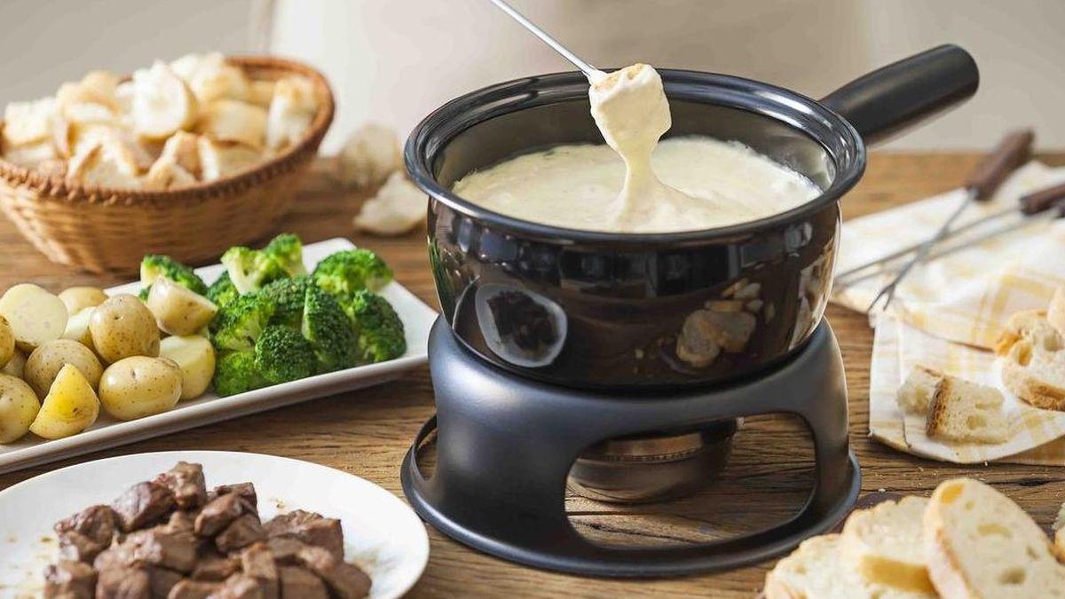 Receita de Fondue de 3 queijos - Comida e Receitas