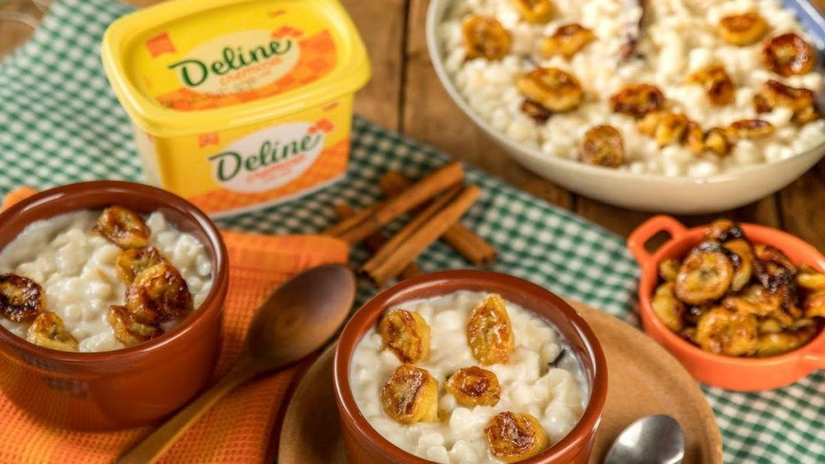 Receita de Munguzá com banana caramelada - Comida e Receitas