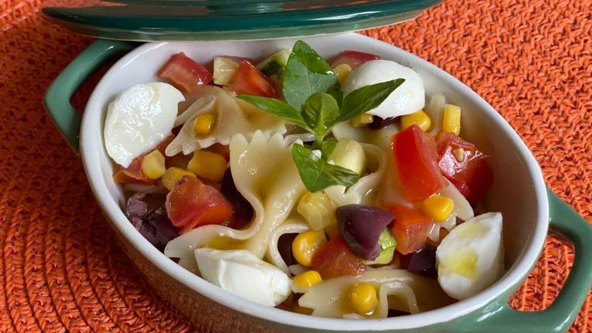 Receita de Macarrão primavera especial - Comida e Receitas