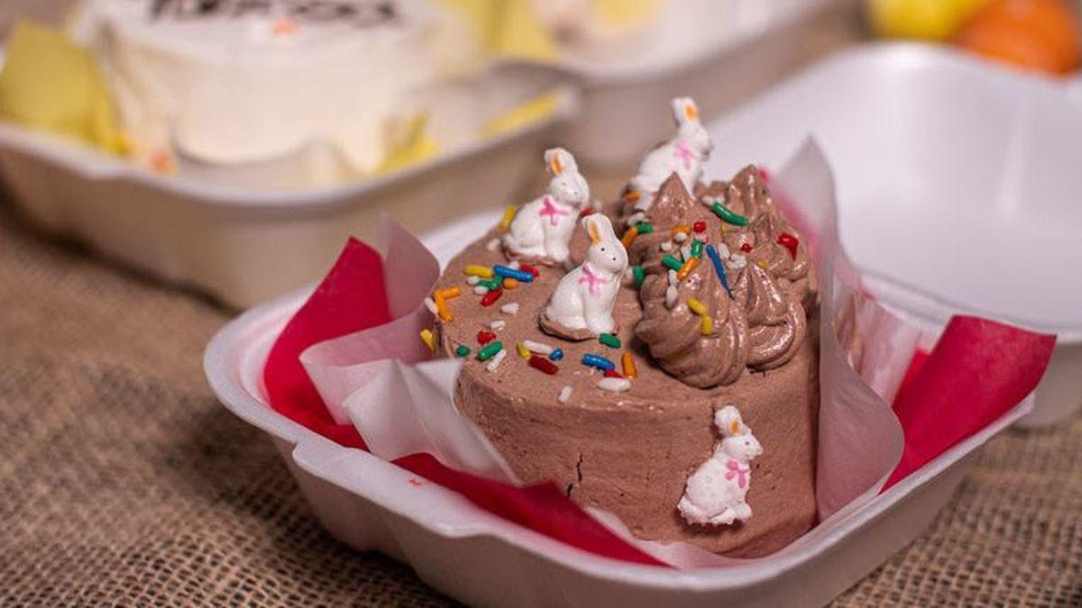 Receita de Bentô Cake de Páscoa - Comida e Receitas