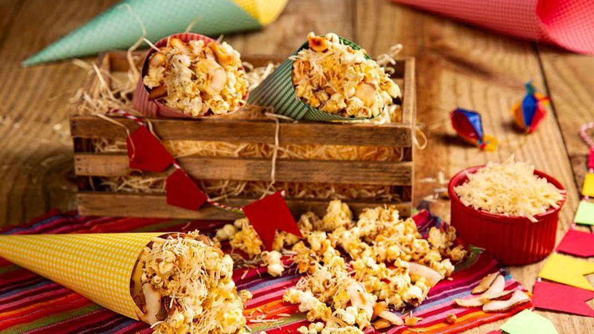 Receita de Pipoca com queijadinha - Comida e Receitas