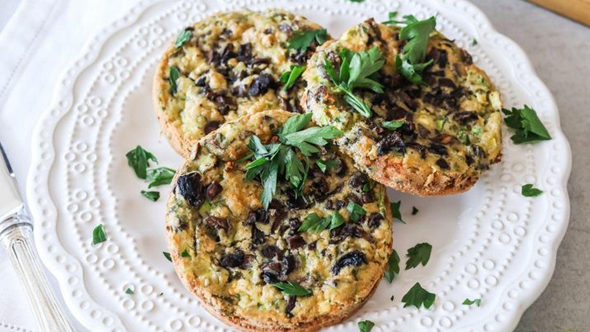 Receita de Tortinha de abobrinha com cogumelos - Comida e Receitas