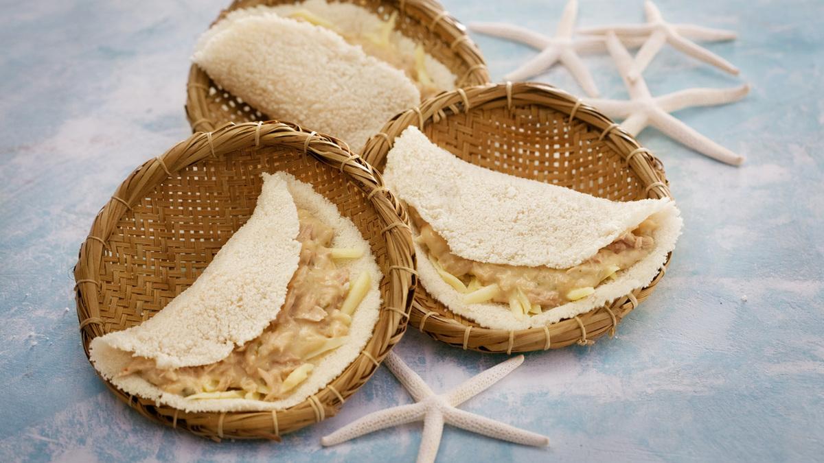 Receita de Tapioca com queijo de coalho e patê de atum - Comida e Receitas