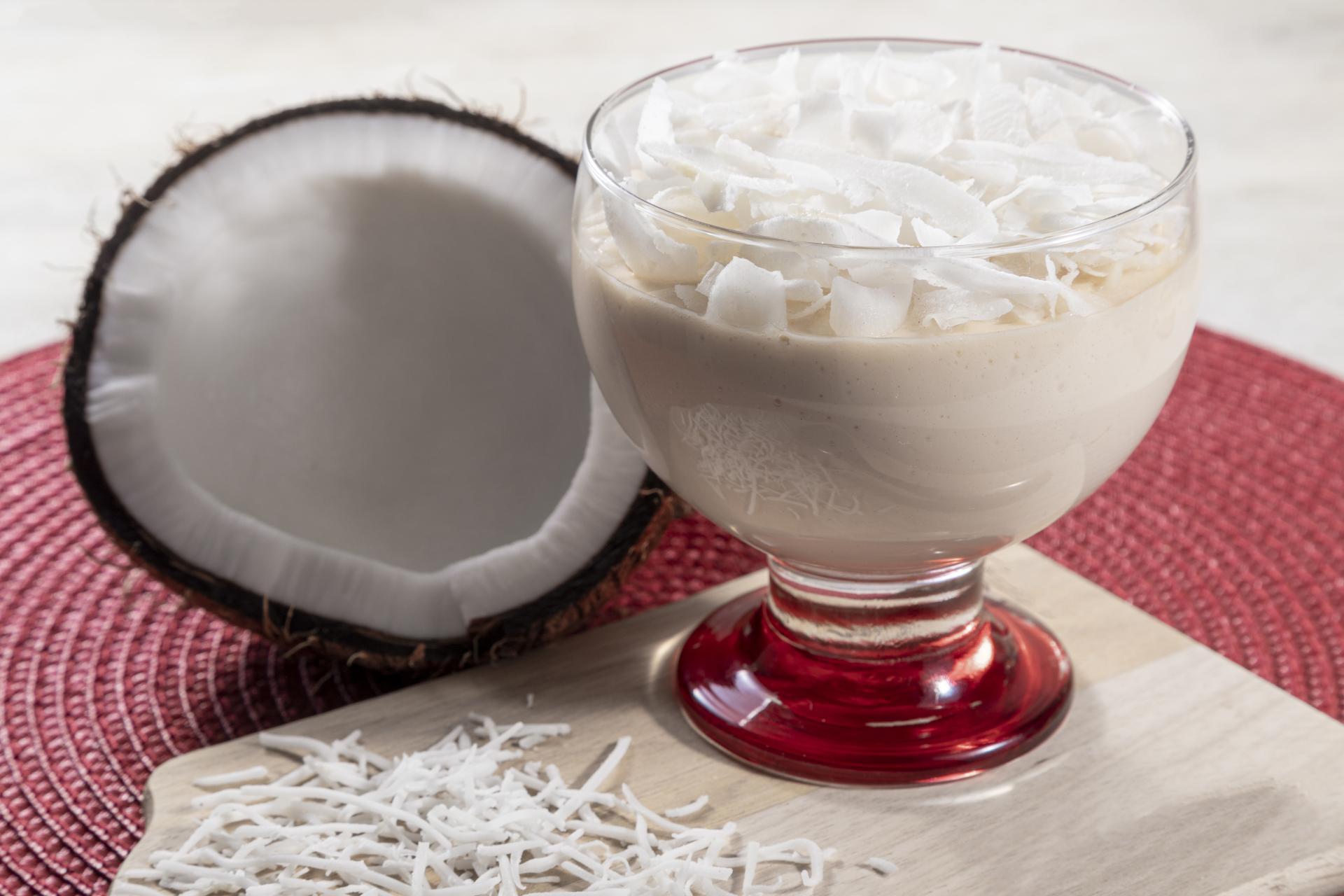Receita de Mousse de coco - Comida e Receitas