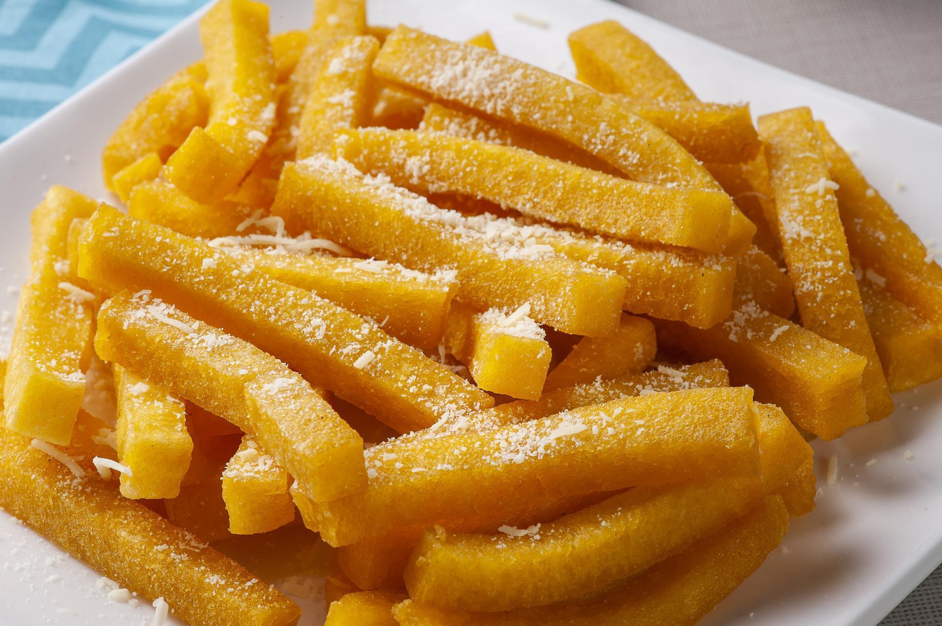 Receita de Polenta frita na AirFryer - Comida e Receitas