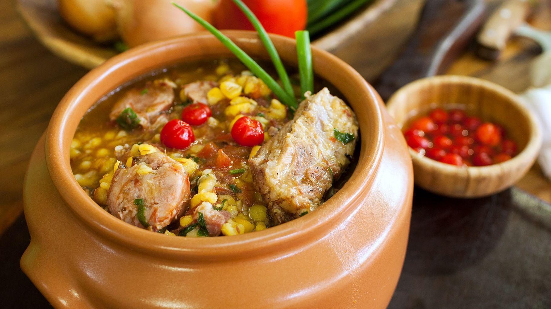 Receita de Mungunza salgado - Comida e Receitas