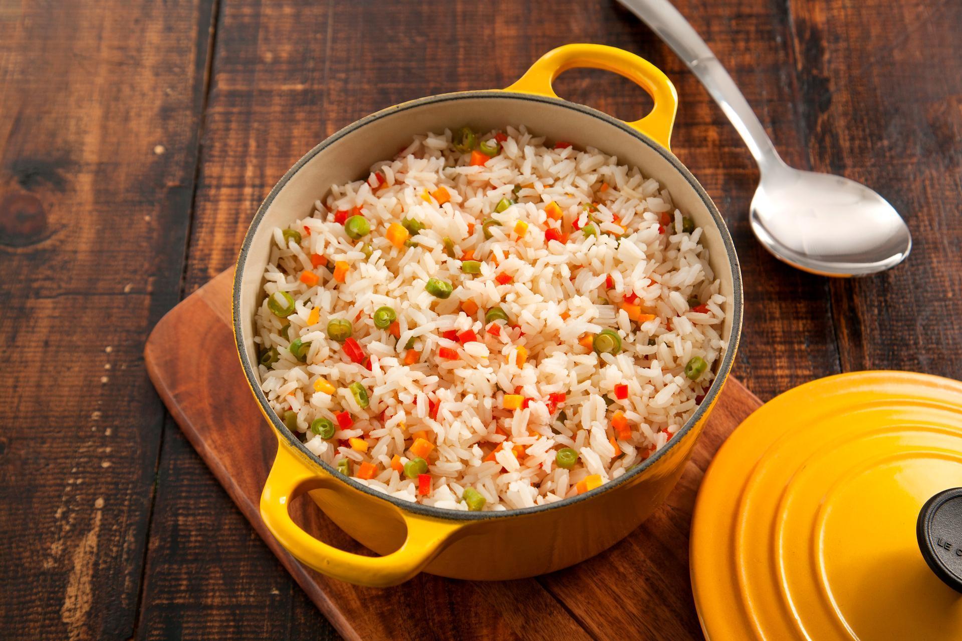 Receita de Arroz à grega natalino - Comida e Receitas