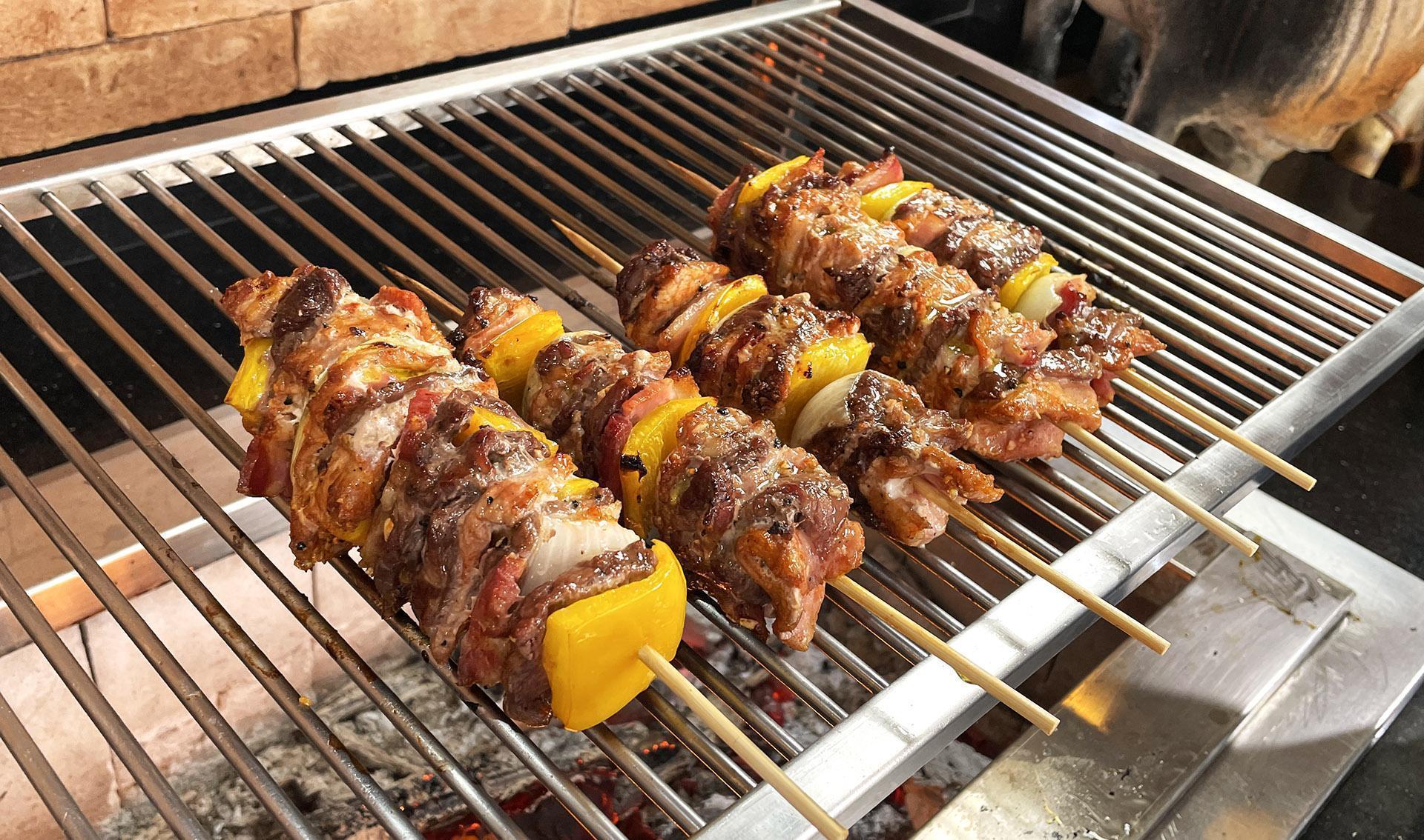 Receita de Espetinho de churrasco grego - Comida e Receitas