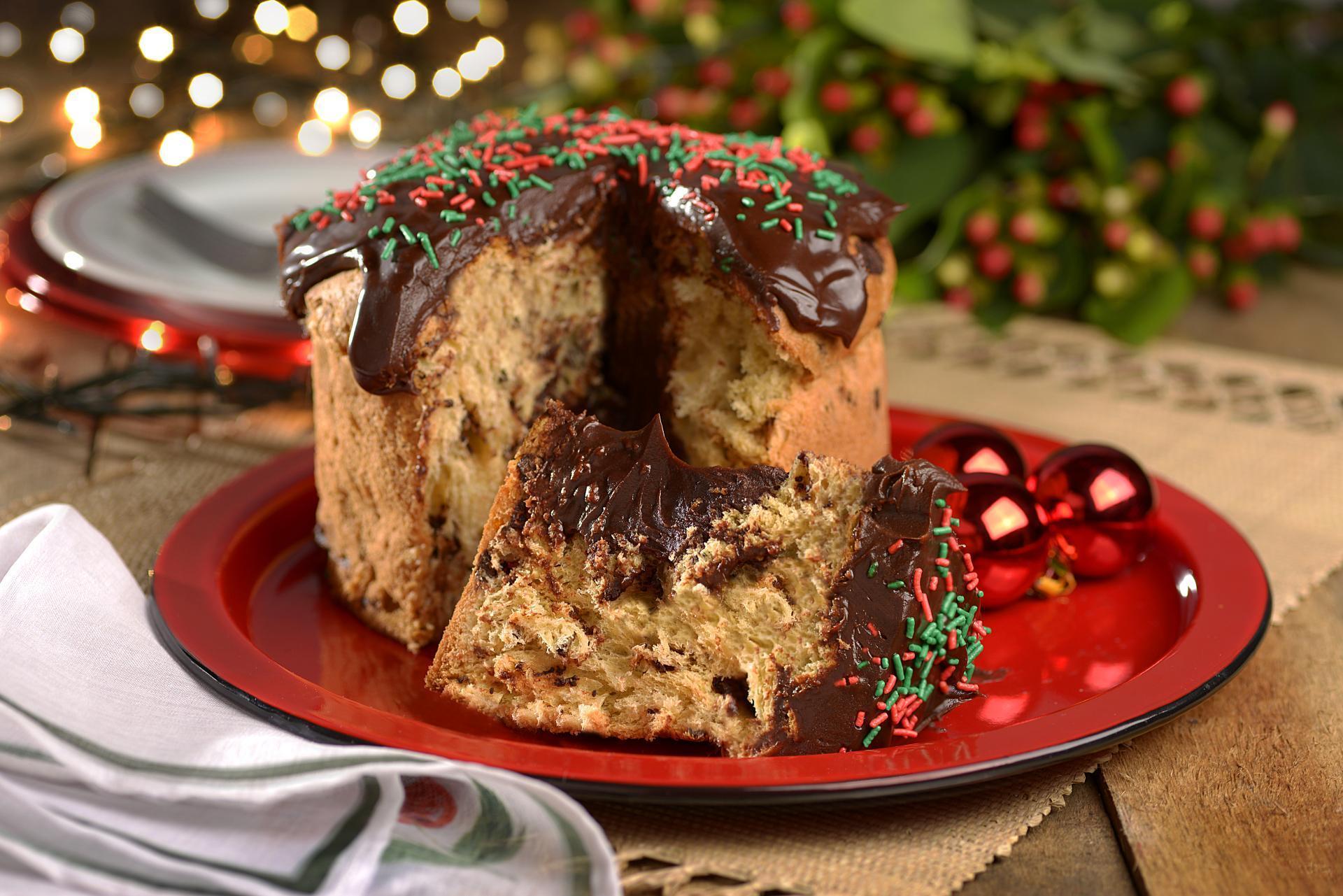 Receita de Chocotone recheado sabor laranja - Comida e Receitas