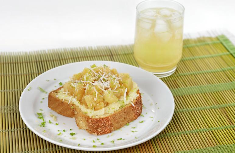 Receita de Toast pina colada - Comida e Receitas
